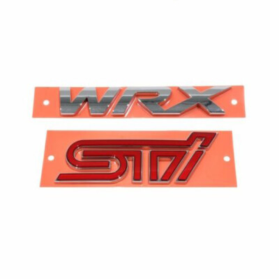 NEW OEM 2011-2014 Subaru Impreza WRX STi Rear Letter Emblem Decal Set ...