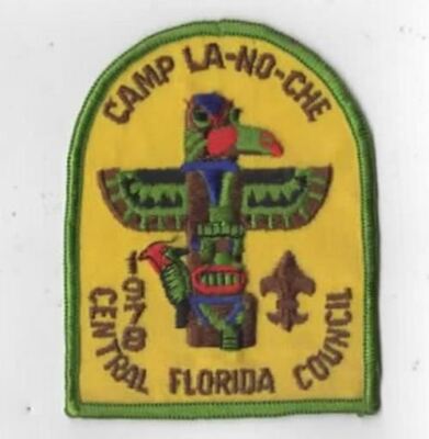 1978 Camp La-No-Che Central Florida Council GRN Bdr [CA-1675] | eBay