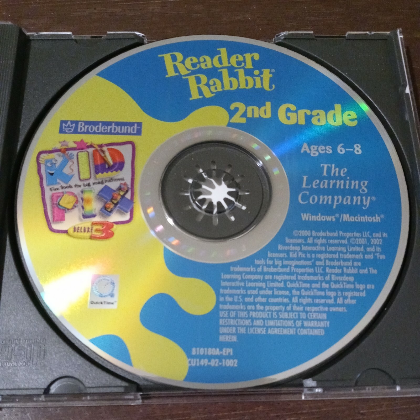 Reader Rabbit 2nd Grade 2002 (Windows/Mac, 2002) PC CD ROM 772040815875 ...