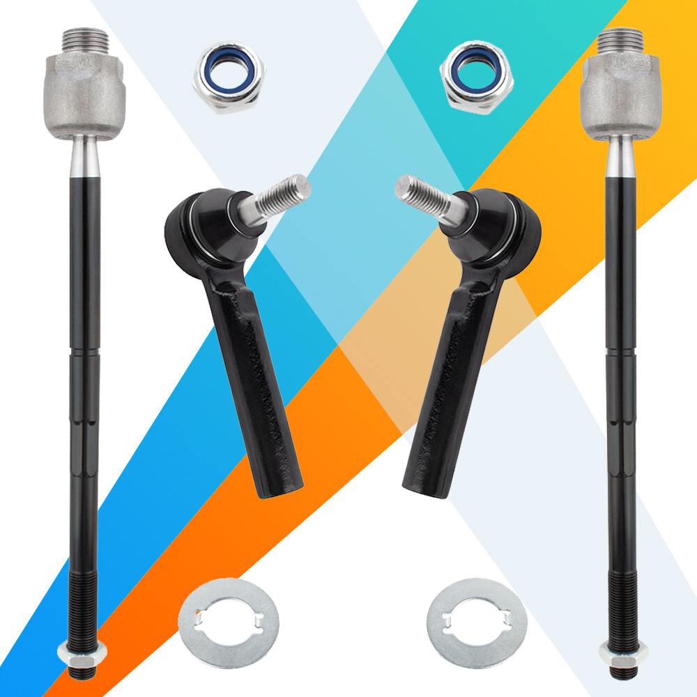 Front Inner Outer Tie Rods EV800084 ES800223 For Chevrolet Silverado ...