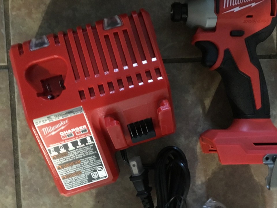Milwaukee drill driver and Impact Driver with M18 Redlithium 2.0 ...
