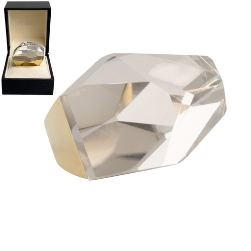 H. Stern / Diane Von Furstenberg Kite Quartz & 18k Gold Geometric Power ...