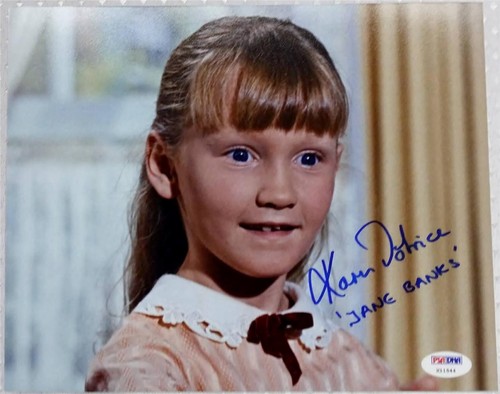 Karen Dotrice "Jane Banks" autograph signed Mary Poppins 8x10 photo PSA ...