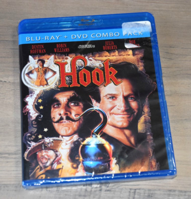 Hook (Blu Ray + DVD Combo Pack, 1991, Tri Star) Robin Williams - NEW! 43396380875| eBay