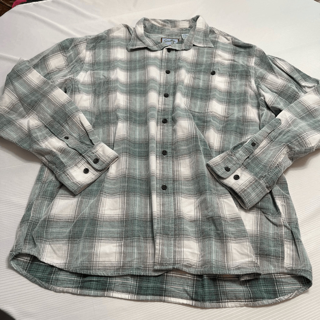 Scully Corduroy Men’s Western Button Down Shirt Size … - Gem