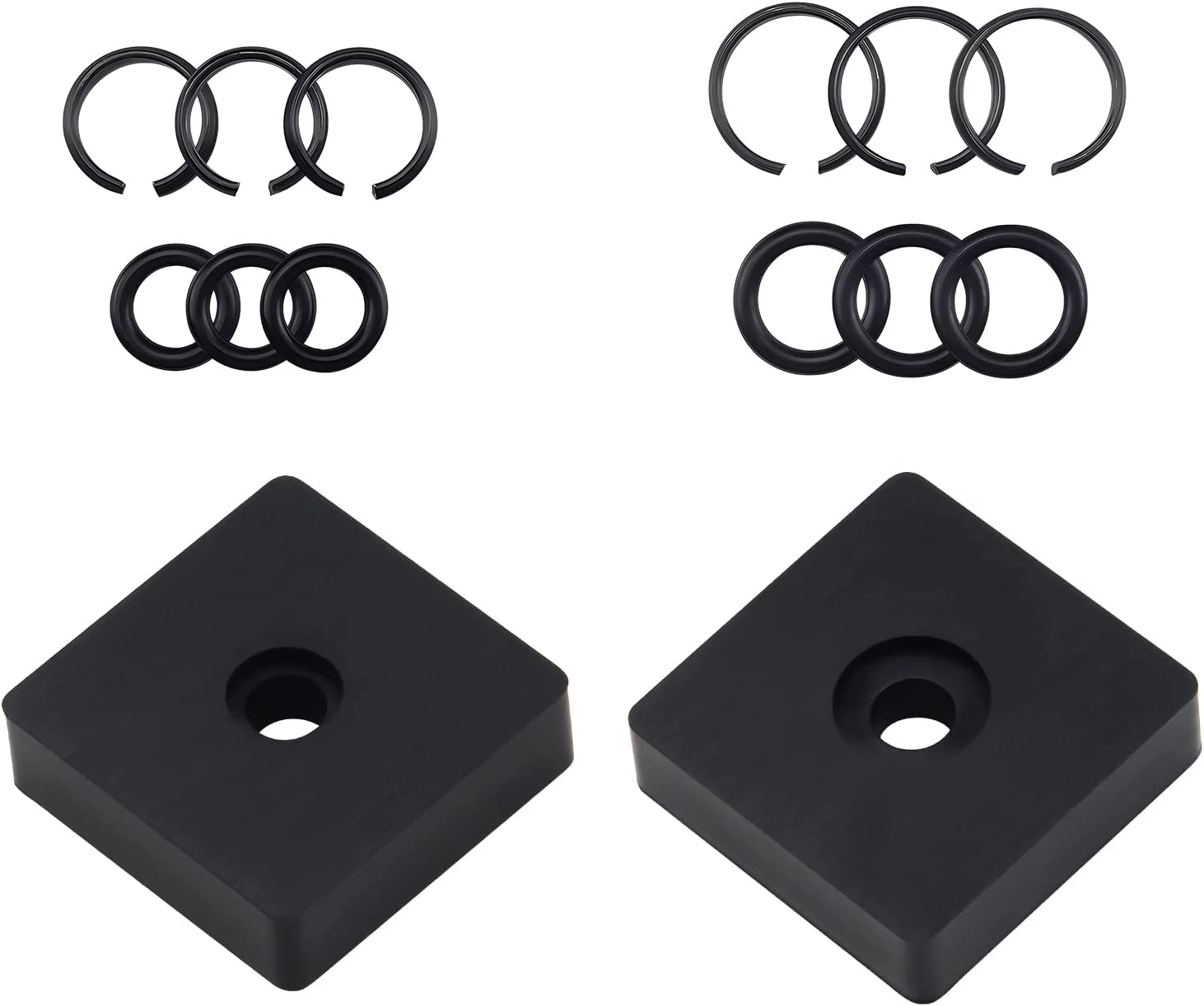 1/2" and 3/8" Impact Retaining Ring Clip Impact Socket with Anvil ...