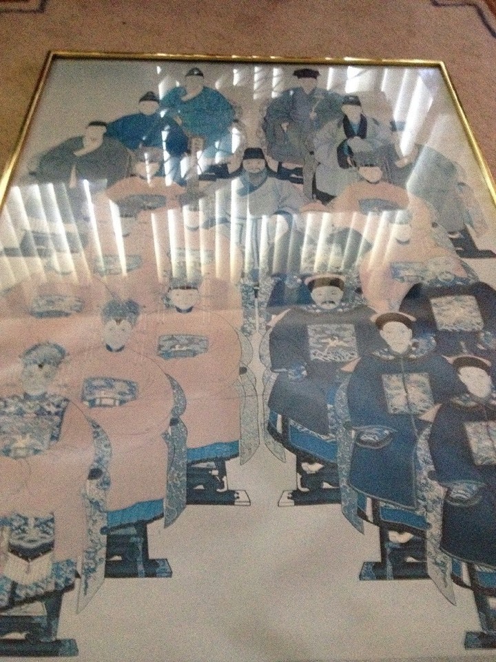 Vtg Poster The Manchu Dragon Costumes of China Ch'ing Dynasty MOMA 1980 ...