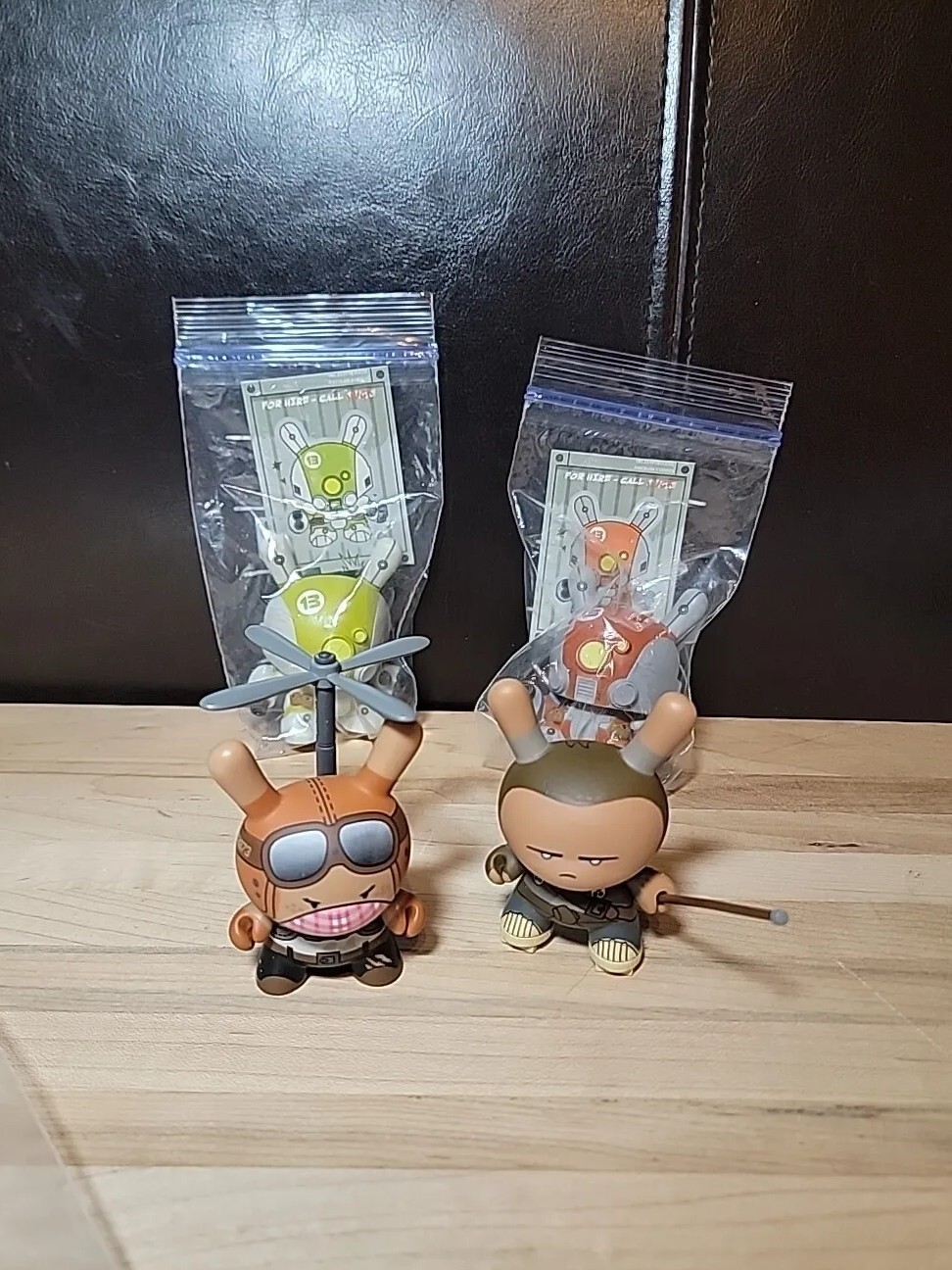Kidrobot Huck Gee Dunny Post Apocalypse Series Vinyl Figures Lot of 4 ...