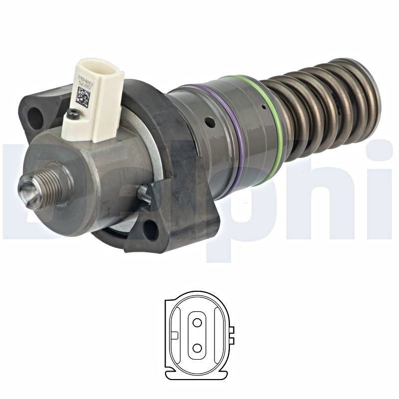 DELPHI Pump And Nozzle Unit For DAF 1934322 HRE307 | eBay
