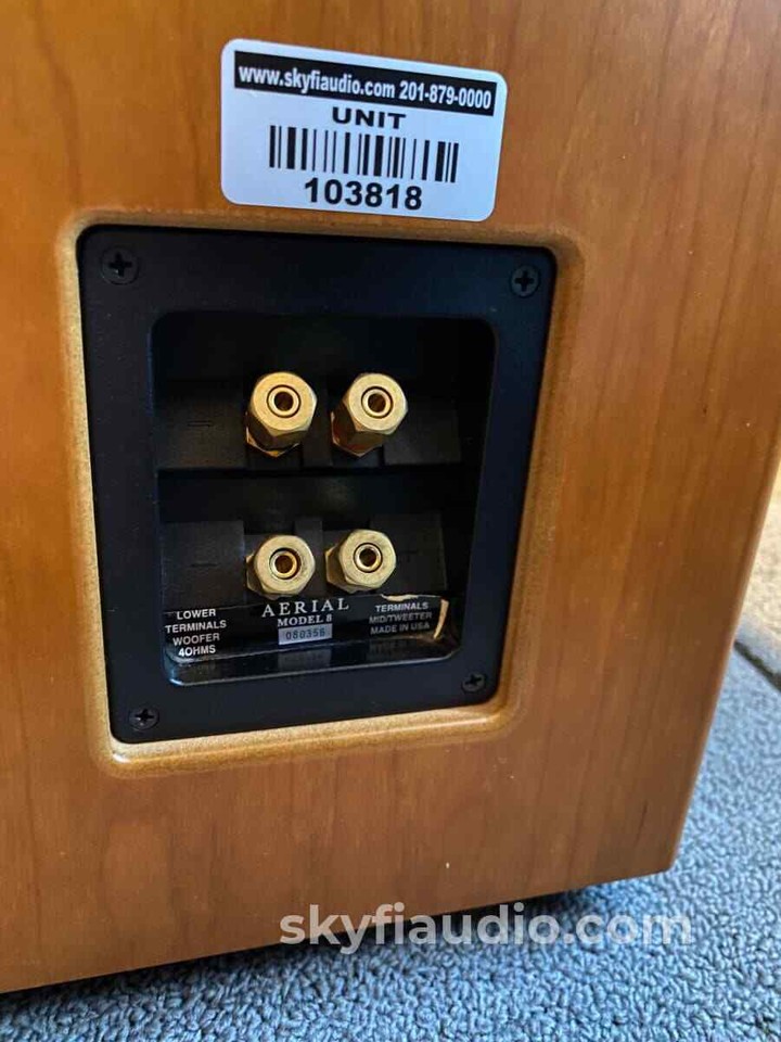 Aerial Acoustics Model 8 Loudspeakers, Highly Reviewed, Gorgeous Cherry ...