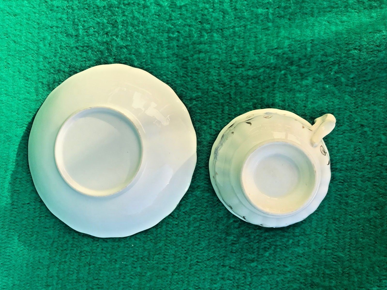 19th Century porcelain Lilac Sprig cup and saucer Hilditch 1830 - 1835 ...