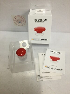 Fibaro The Button Red iOS Blueetoth Smart | eBay UK
