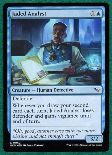 Jaded Analyst - Murders At Karlov Manor MKM #0062 - Magic MTG Card | eBay