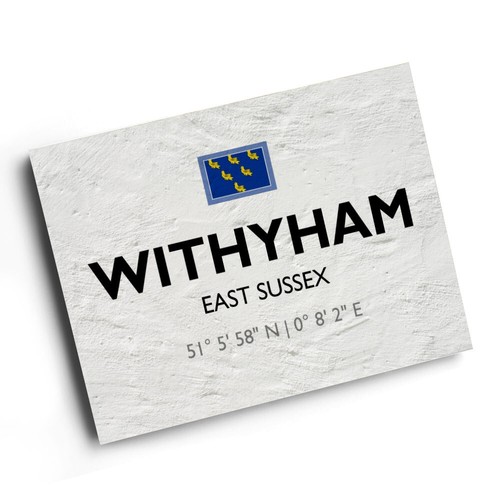 A3 PRINT - Withyham, East Sussex - Lat/Long TQ4935 | eBay