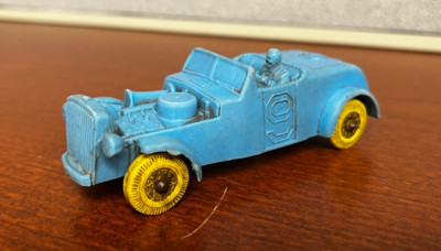#9 Vintage Auburn Red Rubber Toy Roadster Hot Rod -Blue #512 | eBay