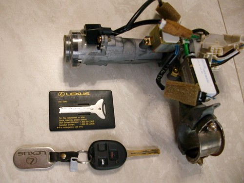 1998-2001 LEXUS ES300 IGNITION LOCK SWITCH CYLINDER ASSEMBLY W/ KEY OEM ...