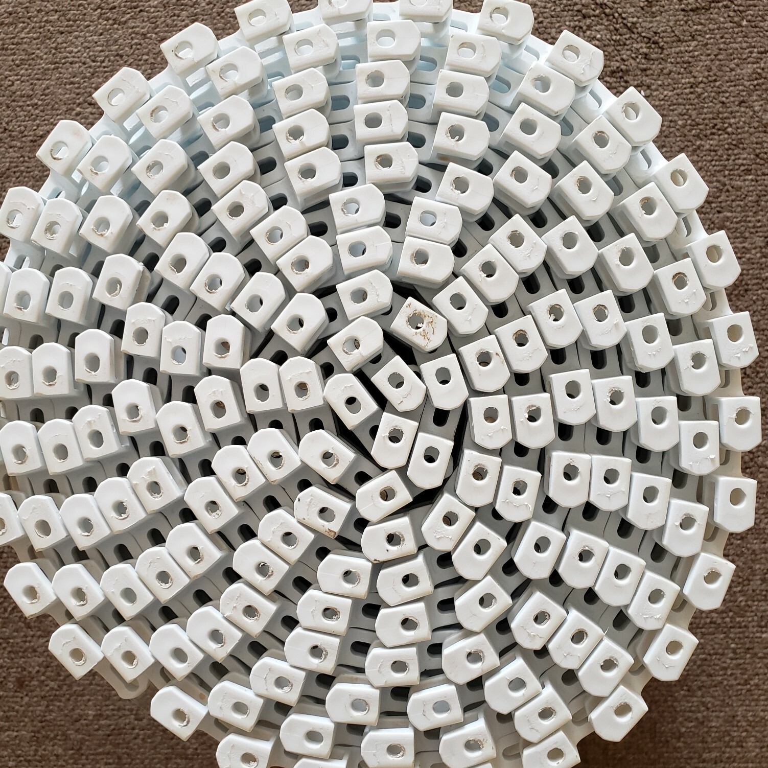 New Intralox Series 2400 RADIUS POLYPROPYLENE CONVEYOR BELT 10" WIDE | eBay