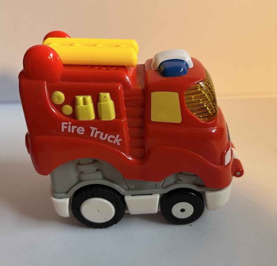 VTech Go Go Smart Wheels Fire Truck Green Convertible Mickey Mouse Fire ...