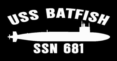 USS BATFISH SSN 681 Silhouette Decal U S Navy USN Military S002 | eBay