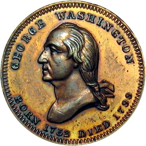 1855 Baltimore Maryland George Washington 21mm Token Medal | eBay