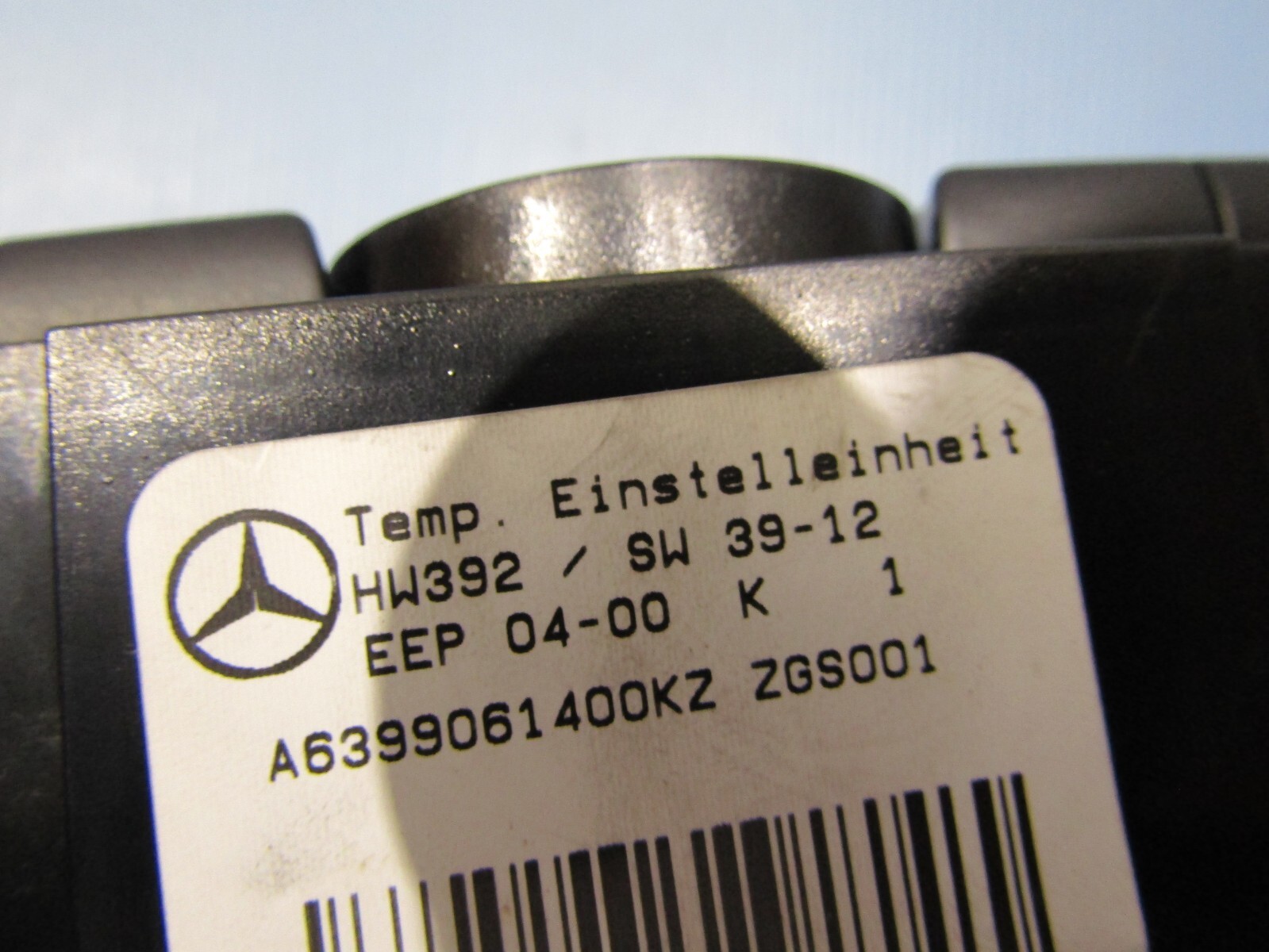 Mercedes W639 Dashboard A/C Heater Control Switch Genuine A6399061400 ...