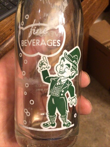 ACL SODA BOTTLE TOM MOORE MINNEAPOLIS Leprechaun BEVERAGES . 1960. | eBay