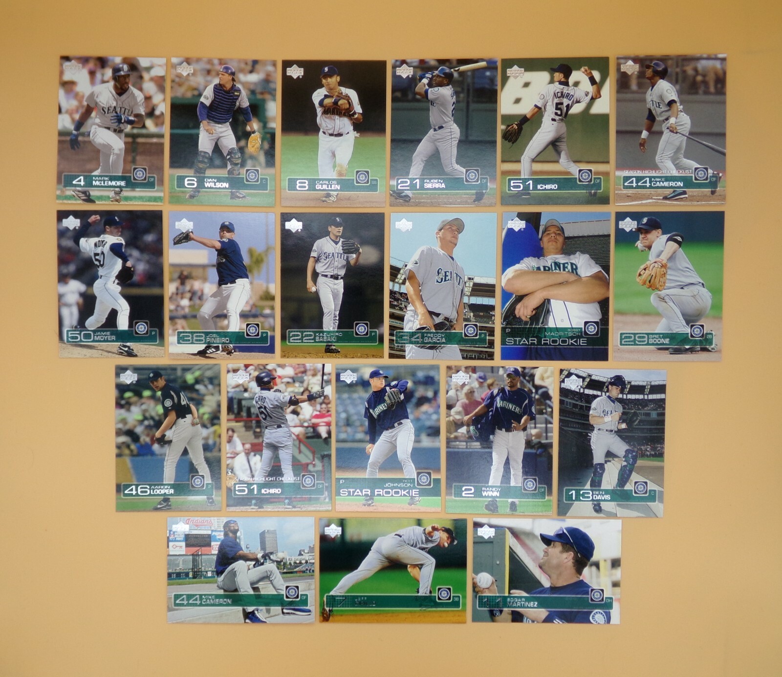2003 Seattle Mariners Team Set with 21 Cards | eBay