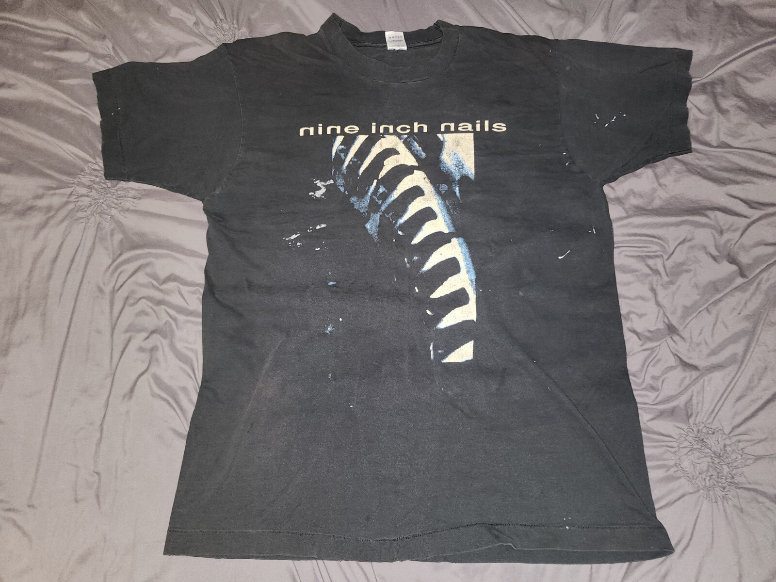Vintage NINE INCH NAILS 1991 Now I'm Nothing Shirt XL… - Gem