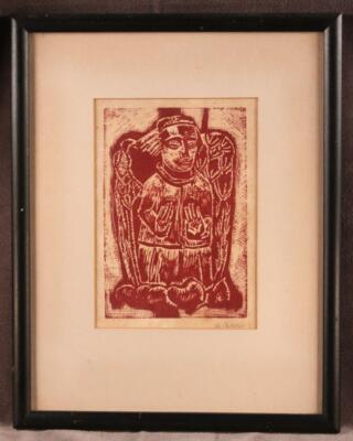 REVINGTON ARTHUR 1908-1986 Vintage Woodblock Print in Original Frame | eBay