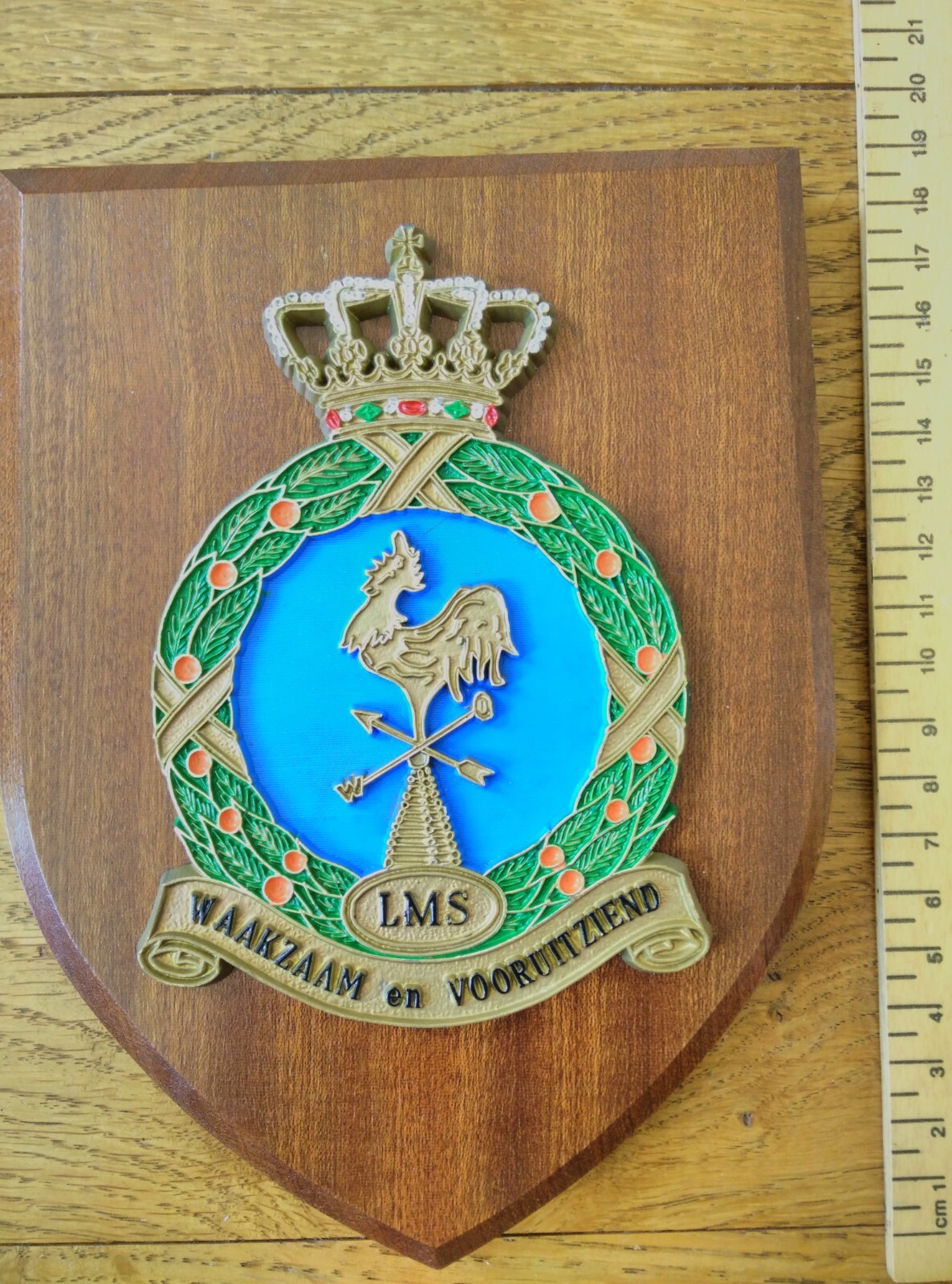 KLu Royal Dutch Air Force mess plaque Luchtmacht Meteorologisch ...