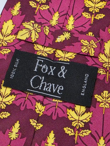FOX & CHAVE Made England Dress Tie Men's Silk Multicolor Designs | eBay