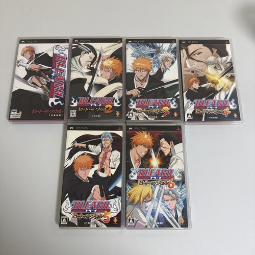 Bleach Heat the Soul 1 2 3 4 5 6 Lot of 6 Set Japan Import Sony PSP | eBay