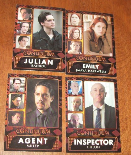 Four Rittenhouse Continuum Character Cards | eBay UK