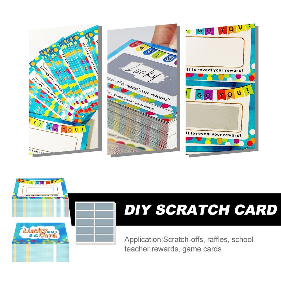 1 Set Scratch Stickers Creative Diy Scratch Surprise Scratch Coating ...