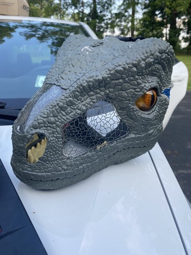 Jurassic World Park VELOCIRAPTOR BLUE Raptor Dinosaur Dino Mask | eBay