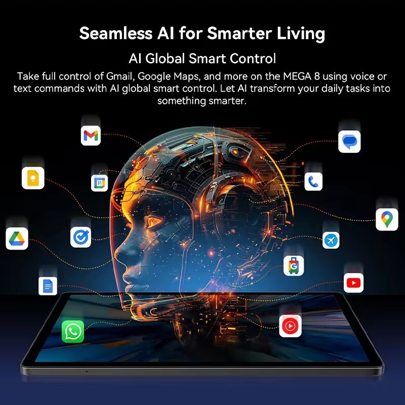 Blackview MEGA 8 Tablet 13 inch FHD+ 90Hz Display 11000mAh AI Android ...