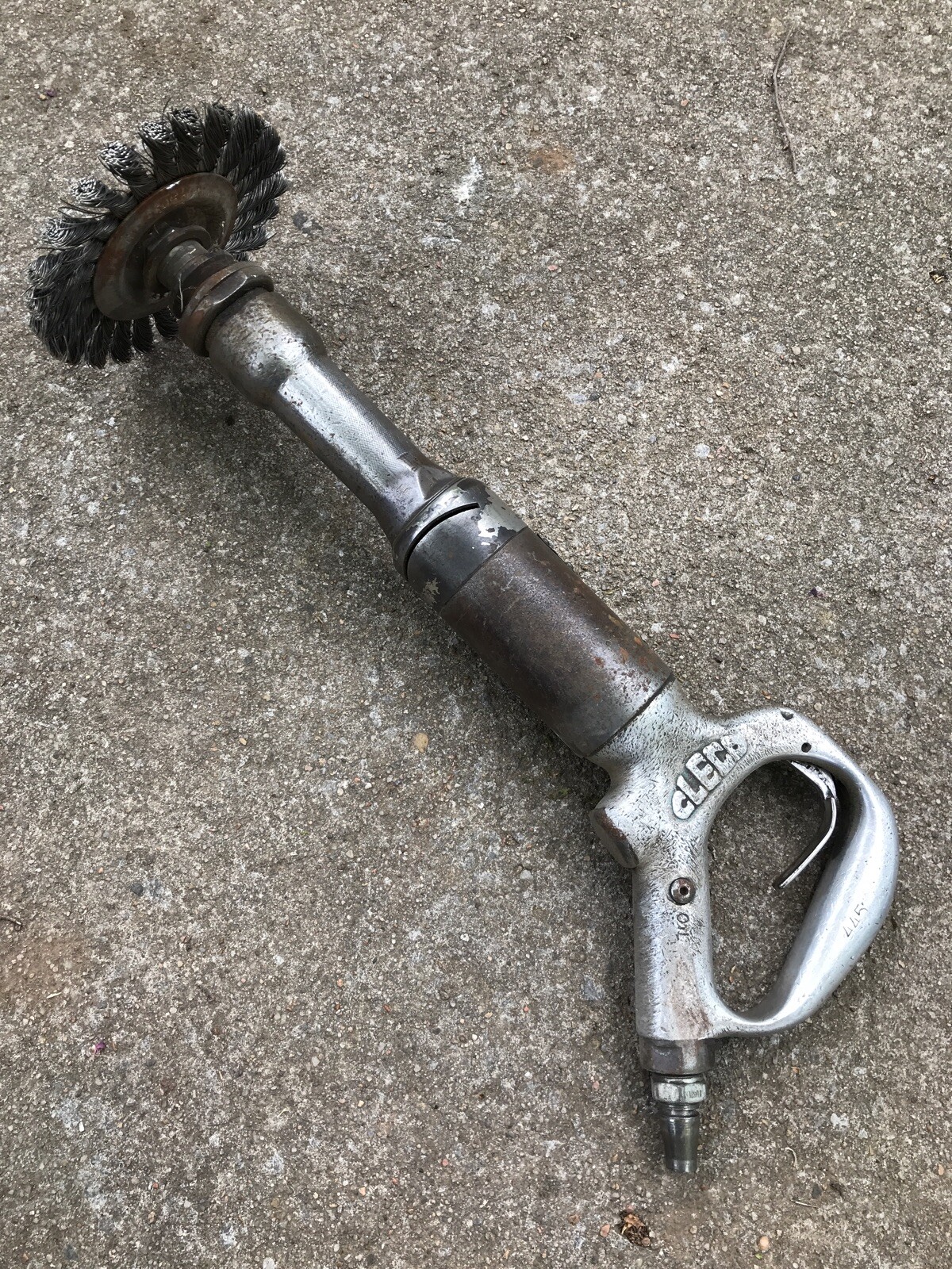 Cleco Hydraulic Inline Wheel Air Grinder #445 | eBay