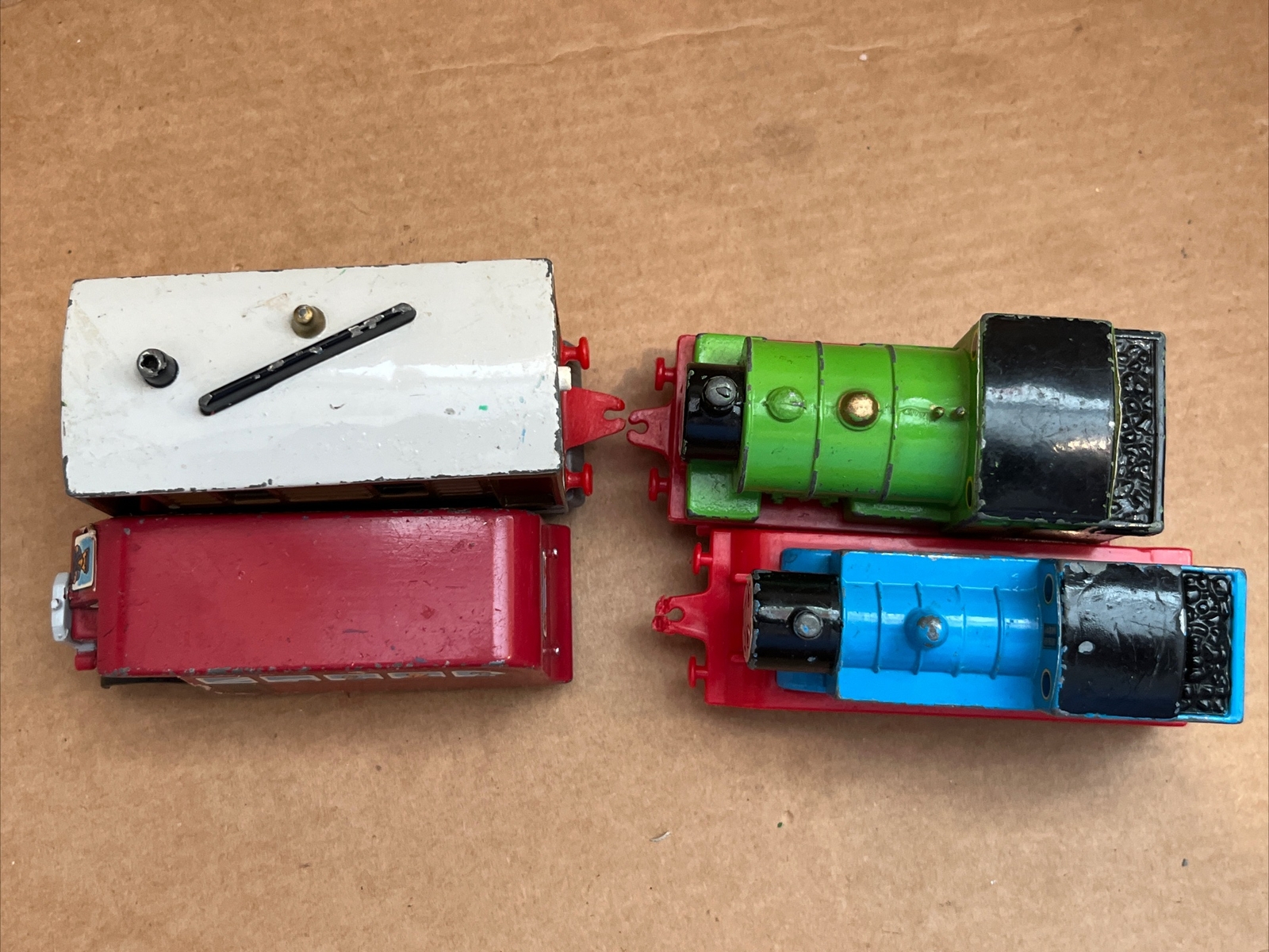 Paper Face Thomas Percy Bertie Toby - VTG ERTL Diecast Metal Thomas ...