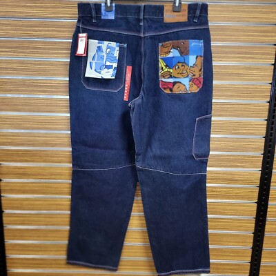 PLATNIUM FUBU, Vintage RETRO Throwback Wide Leg Jeans A5701 NEW WITH ...