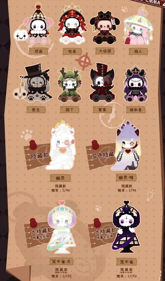 MJ Studio EMMA Secret Forest Frostveil Villa Series Full Set 8 ...