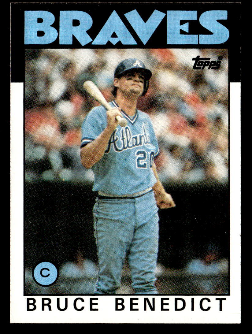 Bruce Benedict 1986 Topps Card #78 Atlanta Braves | eBay