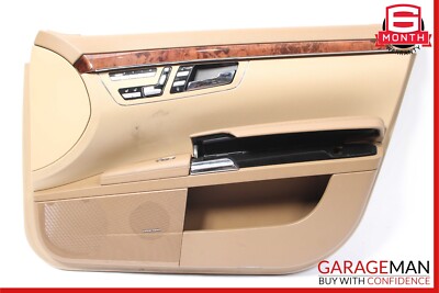 07-09 Mercedes W221 S450 S550 Front Right Complete Interior Door Panel ...