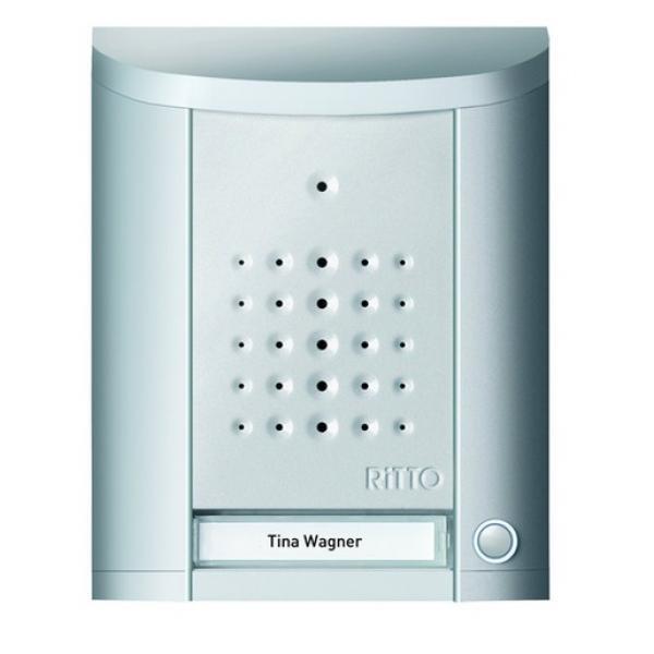 Ritto 1840120 Entravox Türstation Audio, 1 WE, Audio, silber eloxiert ...