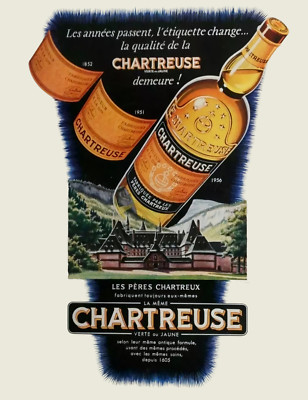 Affiche chartreuse anciennes grands formats | eBay