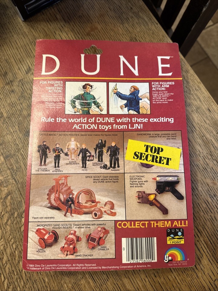 1984 Dune Paul Atreides Figure – LJN – Kyle MacLachlan – Vintage Sci-Fi ...