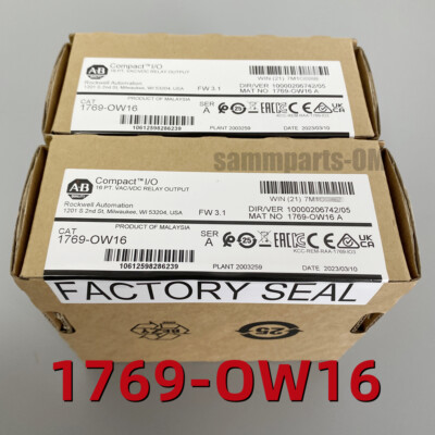 Allen-Bradley 1769-OW16 CompactLogix Relay Output Module 2023 New ...