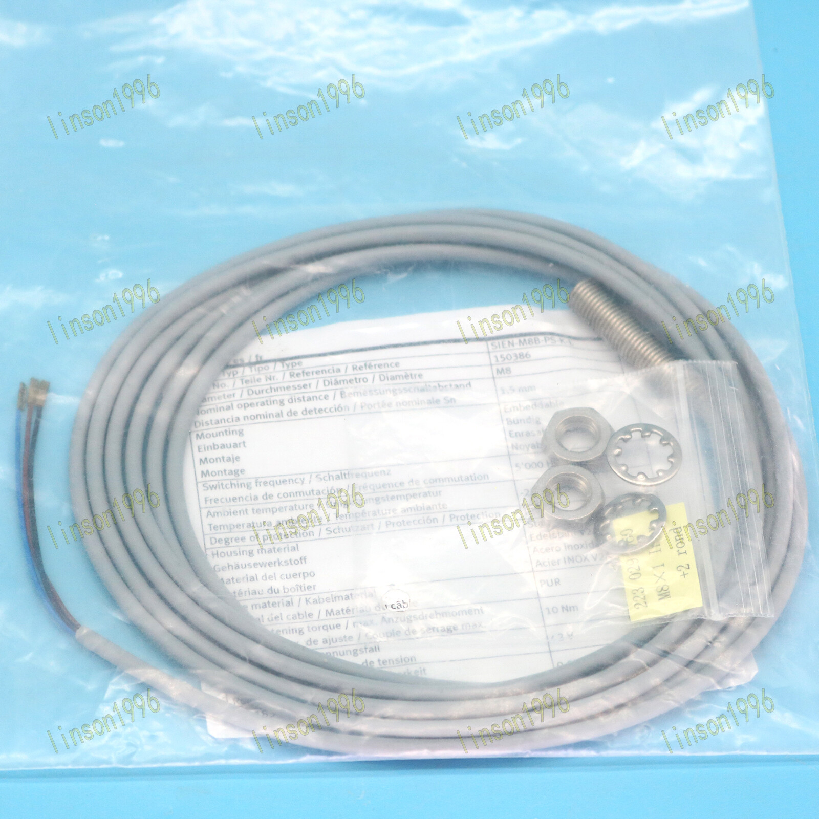 New FESTO Proximity Sensor 150386 SIEN-M8B-PS-K-L Fast Ship | eBay