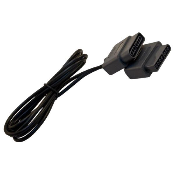 Extension cable for Snes Nintendo Controller 1.8M wire lead - black ...