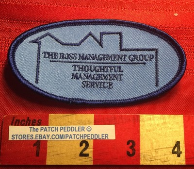 ADVERTISING JACKET PATCH ~ ROSS MANAGEMENT GROUP (? Denver CO ) C634 | eBay