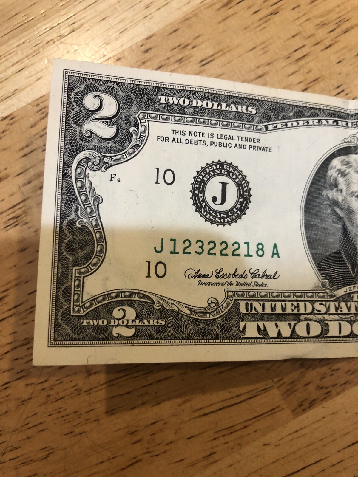 Rare 2 dollar bill 2003 series a | eBay